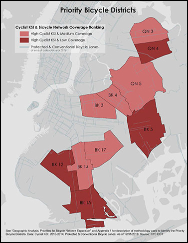 SAFETY LAST: DOT Added No New Protected Bike Lanes in Four 'Priority ...