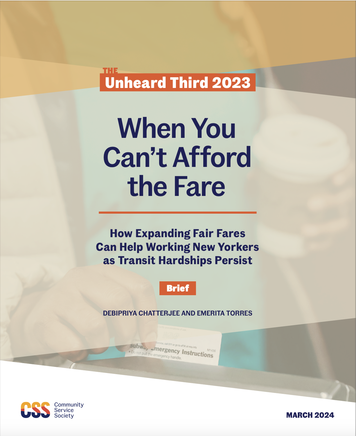 'Transit Hardship': Report Shows Why Fair Fares Must Be Expanded to ...
