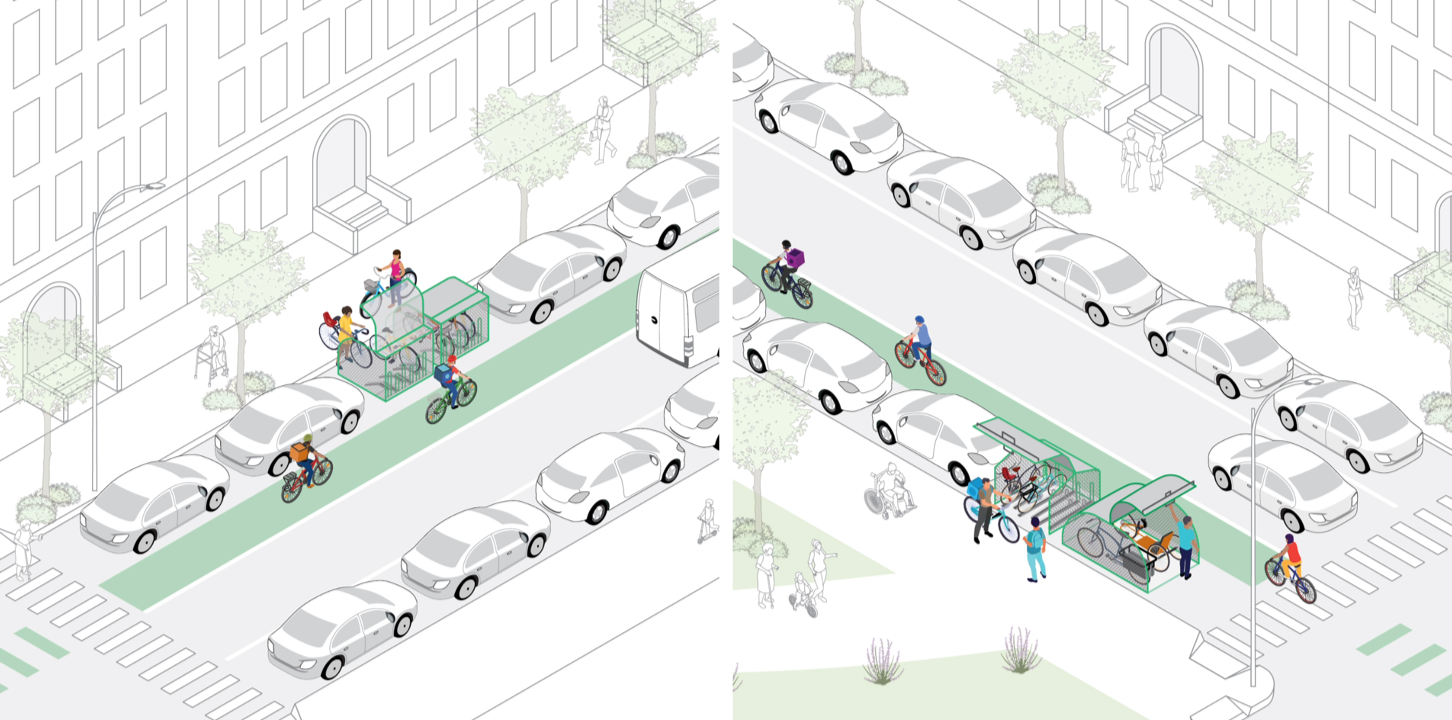 New York City to Install 500 Secure Bike Parking Hubs In The Next Five ...
