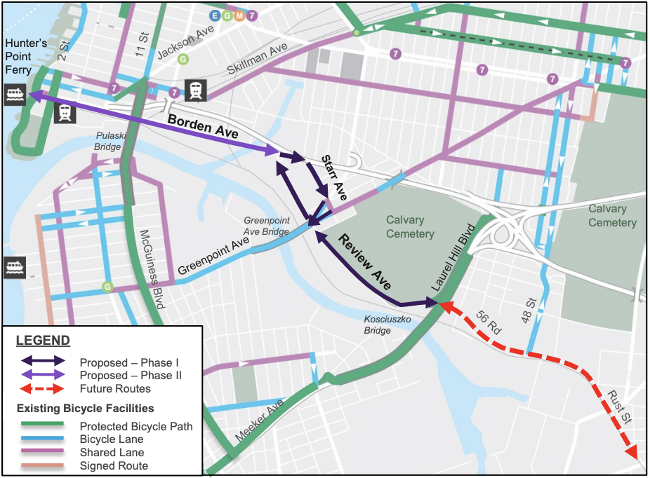 Eyes on the Street: Another Review of the Review Avenue Bike Lane ...